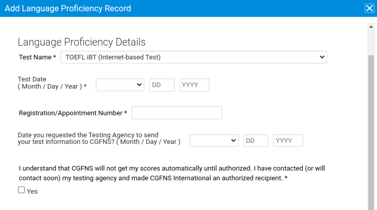 Once ETS emails you the results of your Toefl test, you will need to ...